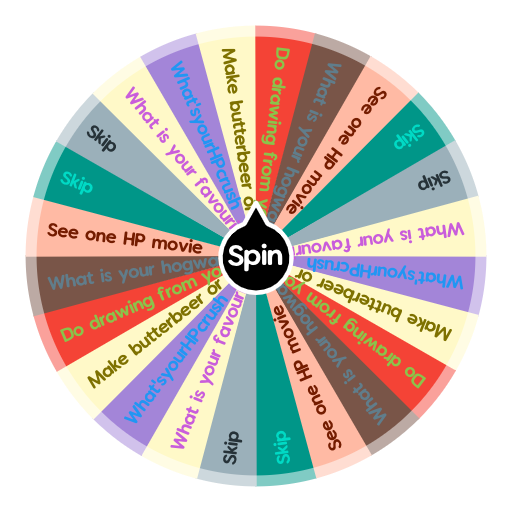 Harry Potter Truth Or Dare Spin The Wheel App
