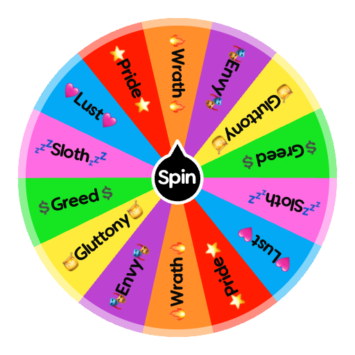 HB 7 DEADLY SINS | Spin The Wheel - Random Picker