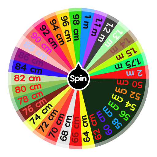Height (CM) | Spin the Wheel - Random Picker