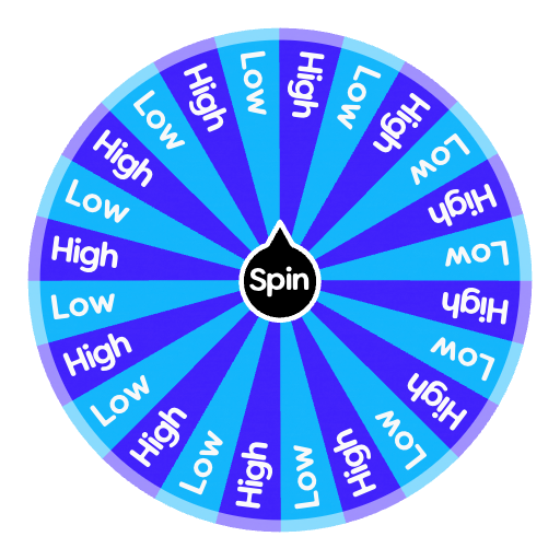 High / Low | Spin the Wheel - Random Picker