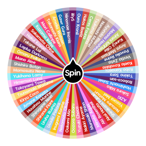 Hololive Members | Spin The Wheel - Random Picker