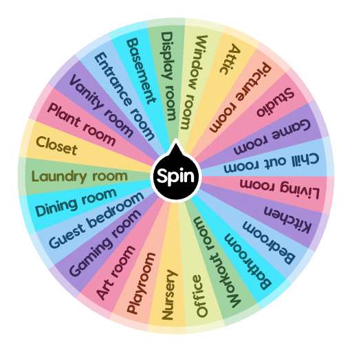 House room ideas | Spin the Wheel - Random Picker