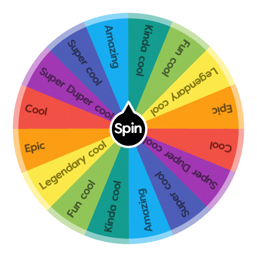 How cool are you | Spin the Wheel - Random Picker