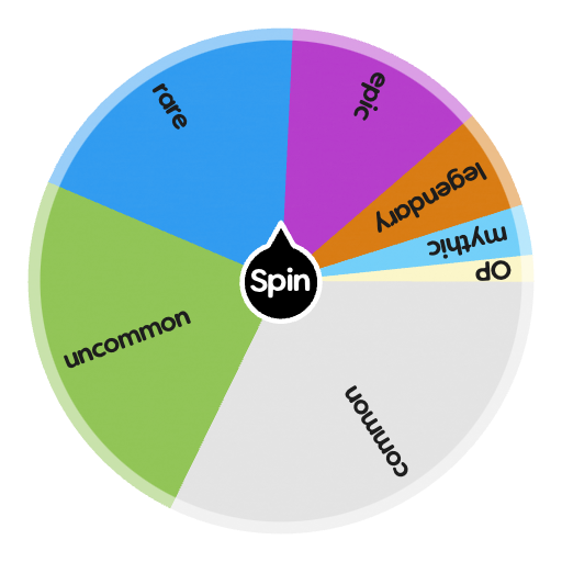 how rare are u | Spin the Wheel - Random Picker