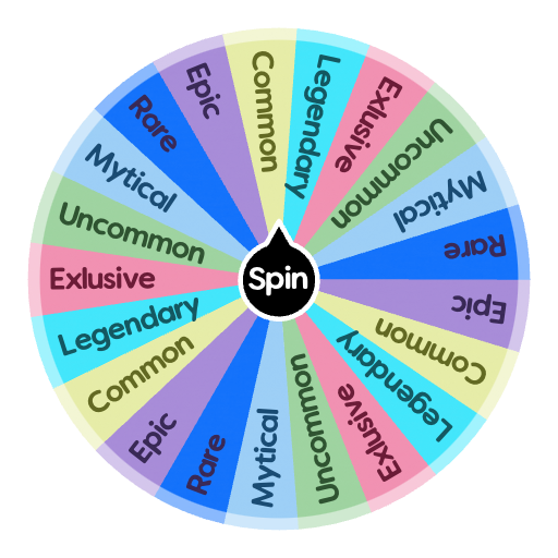 How rare are you | Spin the Wheel - Random Picker