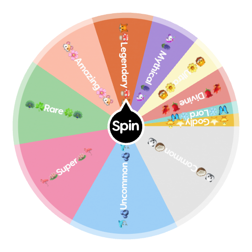 How ⭐️RARE⭐️ are you? | Spin the Wheel - Random Picker