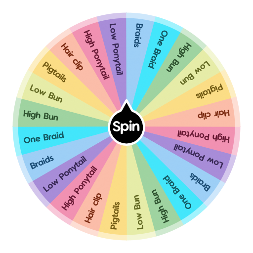 How to do my hair for school | Spin the Wheel - Random Picker