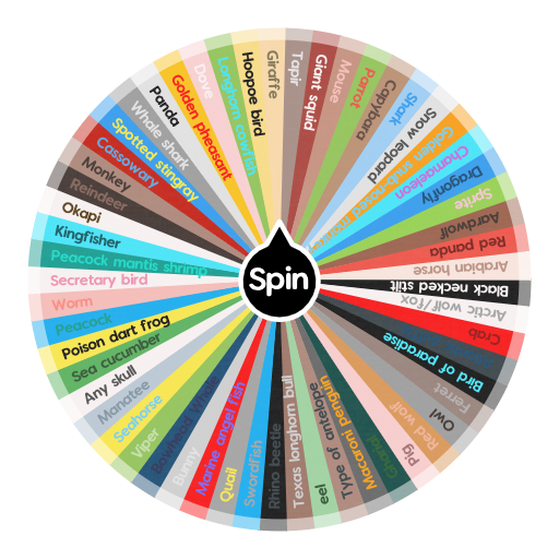 Ideas? (Animals) | Spin the Wheel - Random Picker