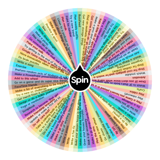 If your bored.. say less | Spin the Wheel - Random Picker