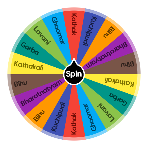 Indian Dance wheel | Spin The Wheel App