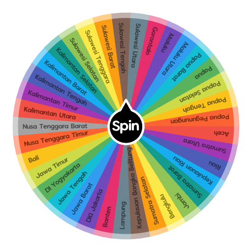Indonesia Province | Spin The Wheel App