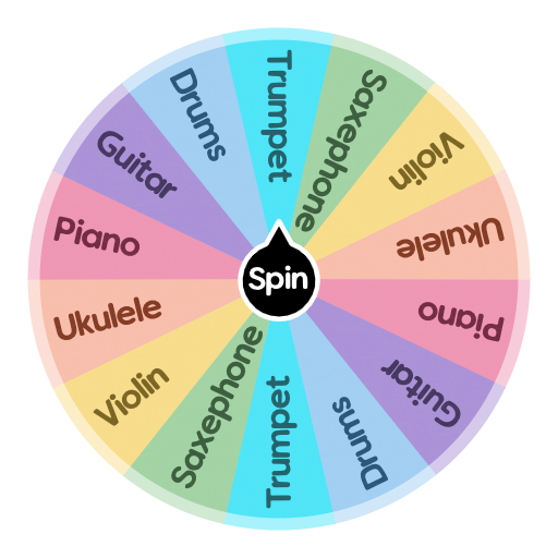 Instruments to play | Spin the Wheel - Random Picker