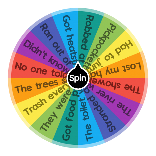 International Trip Mishap Spinner 2 | Spin the Wheel - Random Picker