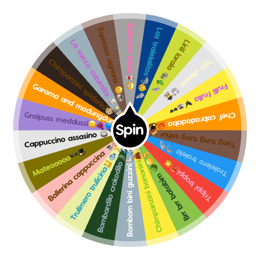 Italian brainrot | Spin the Wheel - Random Picker
