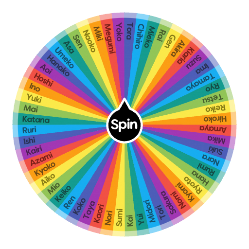 Japanese girl names°♡ | Spin The Wheel - Random Picker