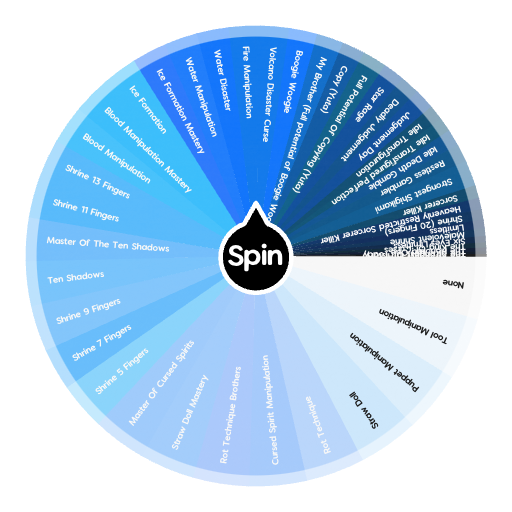 JJK Cursed Techniques (By AftertaleTimeDuo) | Spin the Wheel - Random ...