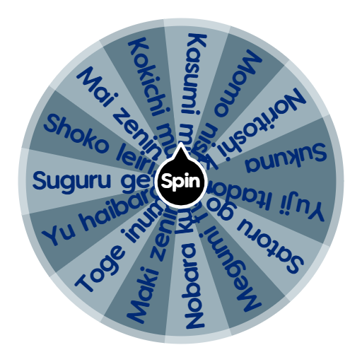 ⚡️🌓Jujutsu Kaisen🌗⚡️ | Spin the Wheel - Random Picker