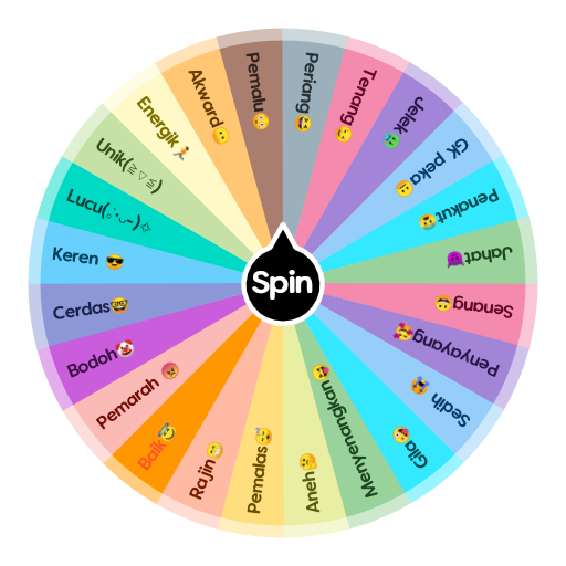 Kamu itu orangnya.... | Spin the Wheel - Random Picker