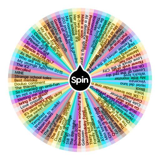 K/J/C/ dramas | Spin the Wheel - Random Picker