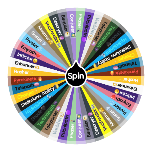 KOTLC ABILITY | Spin the Wheel - Random Picker