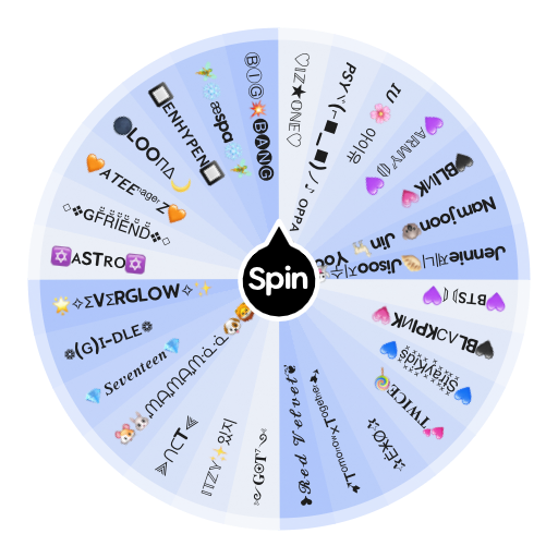 K-POP🇰🇷🎤💜 | Spin the Wheel - Random Picker