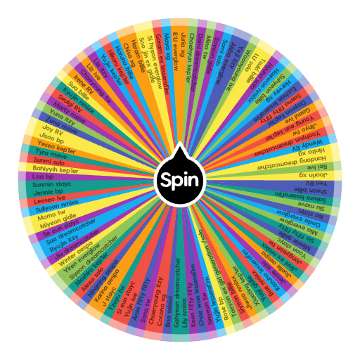 Kpop idols girl version 109 idols | Spin the Wheel - Random Picker