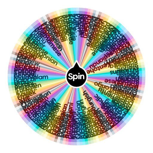 Languages of the World | Spin the Wheel - Random Picker