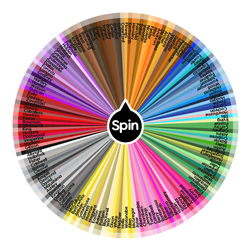 Last name ideas | Spin The Wheel - Random Picker