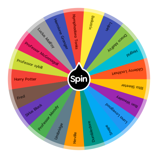 Last one standing Harry Potter Edition | Spin The Wheel - Random Picker