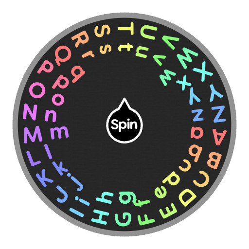 Latin Alphabet | Spin the Wheel - Random Picker