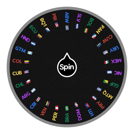 Latin America And The Caribbean | Spin the Wheel - Random Picker