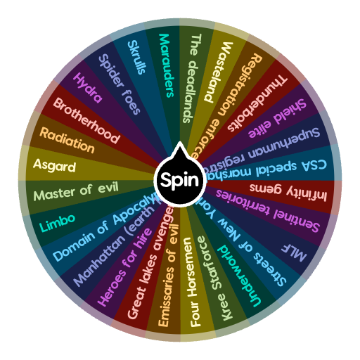Legendary Marvel - Villains | Spin the Wheel - Random Picker