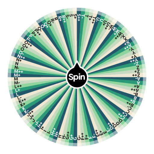 Level Rank (The entire alphabet) | Spin the Wheel - Random Picker