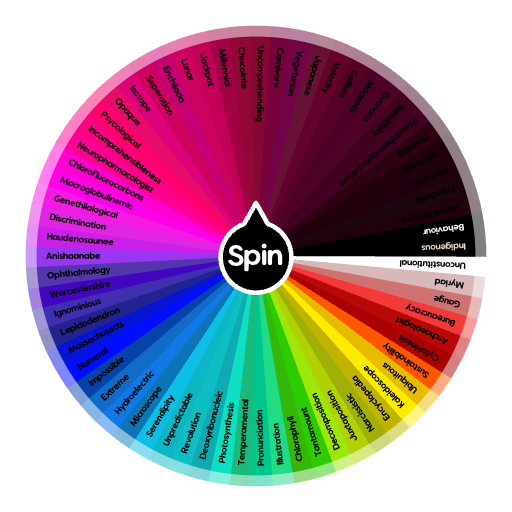 Long and random words | Spin The Wheel - Random Picker