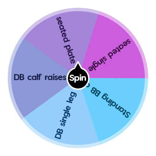 Lower Leg Exercises | Spin The Wheel App