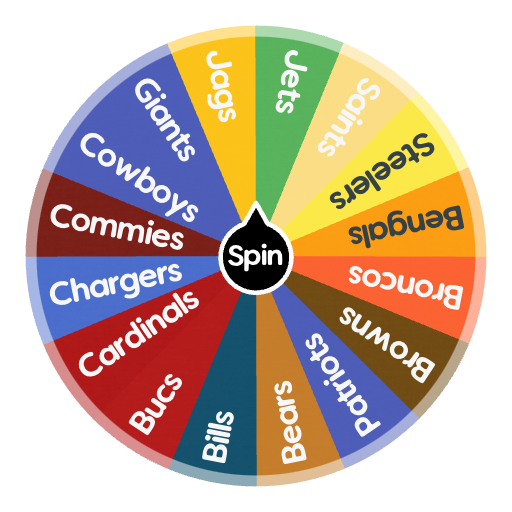 Lower Tier NFL Teams | Spin the Wheel - Random Picker