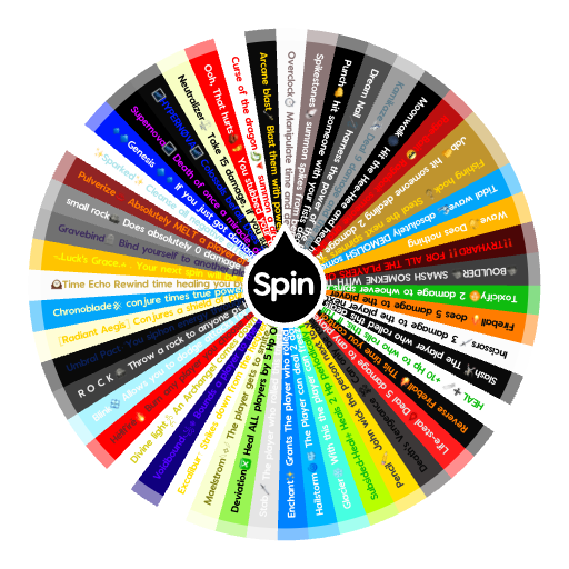 Mage fight🔥📖 [2-5 Player] Each player has 25 Hp | Spin the Wheel ...