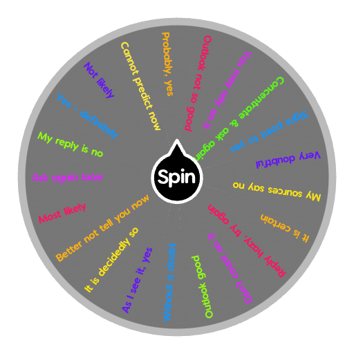 ️🎱 Magic 8 Ball 🎱 ️ | Spin the Wheel - Random Picker