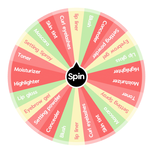 Makeup Routine Order | Spin the Wheel - Random Picker
