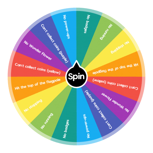 Mario Bros. Wonder challenges | Spin the Wheel - Random Picker
