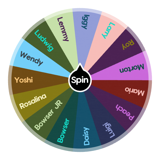 Mario characters | Spin the Wheel - Random Picker