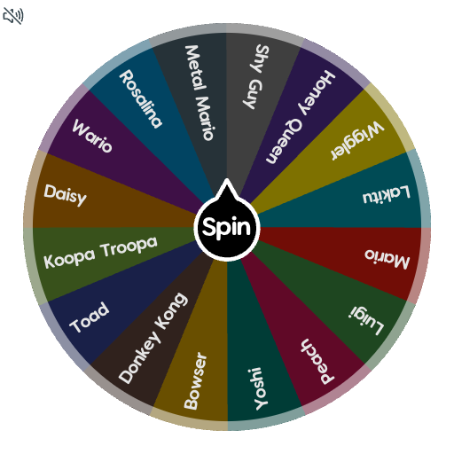 Mario Kart 7 Characters | Spin The Wheel - Random Picker
