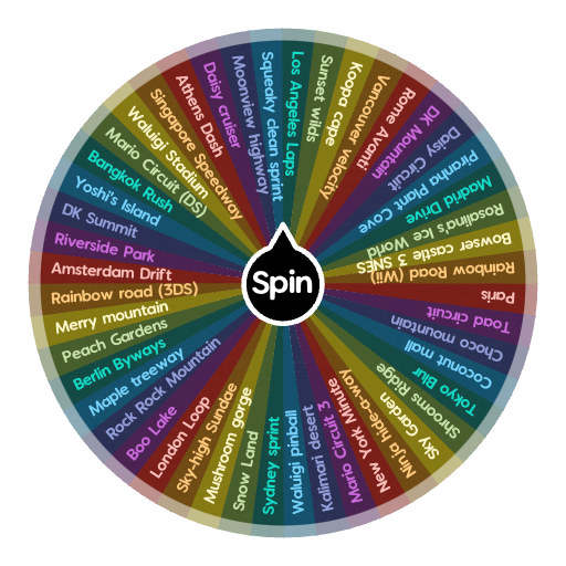 Mario Kart 8 Deluxe booster course pass course randomizer | Spin the ...