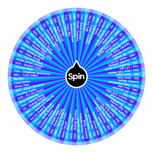 Mario Kart 8 Deluxe Tracks (Including DLC) | Spin the Wheel - Random Picker