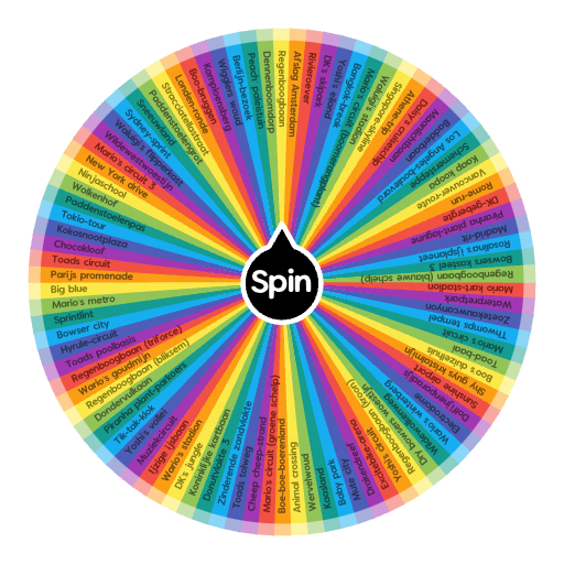 Mario kart banen | Spin the Wheel - Random Picker