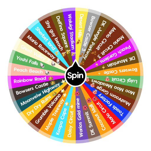 Mariokart Wii Races | Spin the Wheel - Random Picker