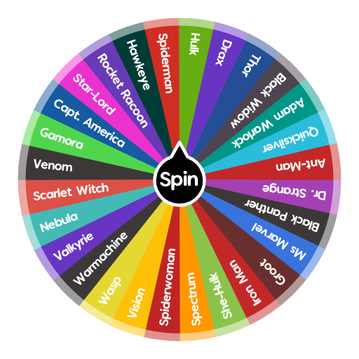 Marvel Champions Heroes | Spin The Wheel - Random Picker