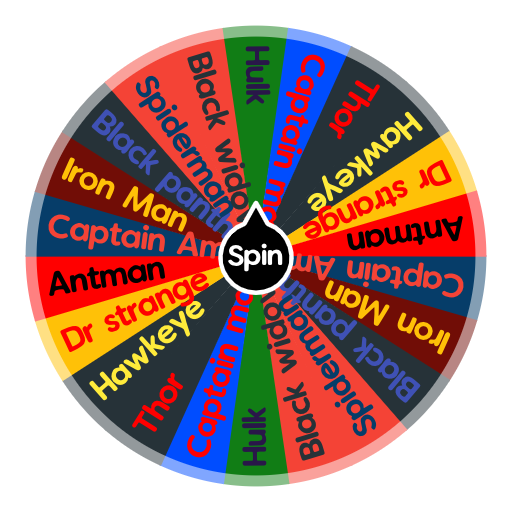 Marvel heroes | Spin The Wheel - Random Picker
