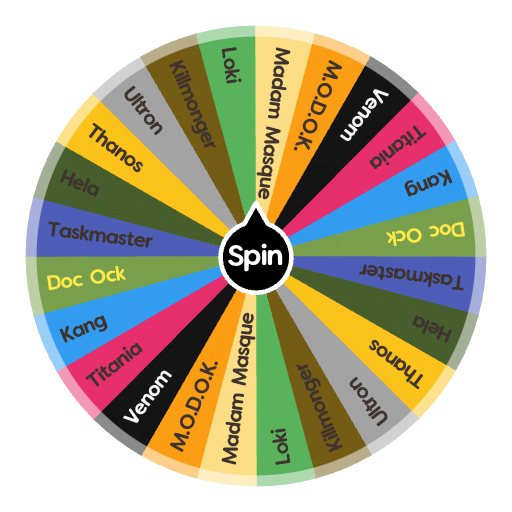 Marvel Villainous Randomizer | Spin The Wheel App