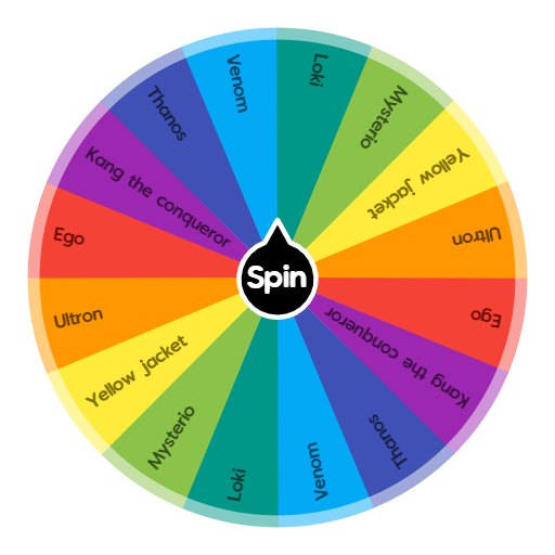 Marvel villains | Spin the Wheel - Random Picker